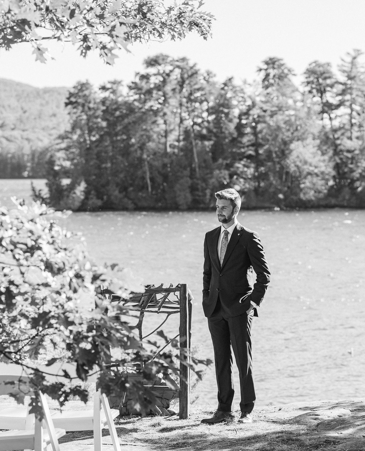 Peter & Mariah | Lake George Island Micro Wedding | Lake George Wedding ...